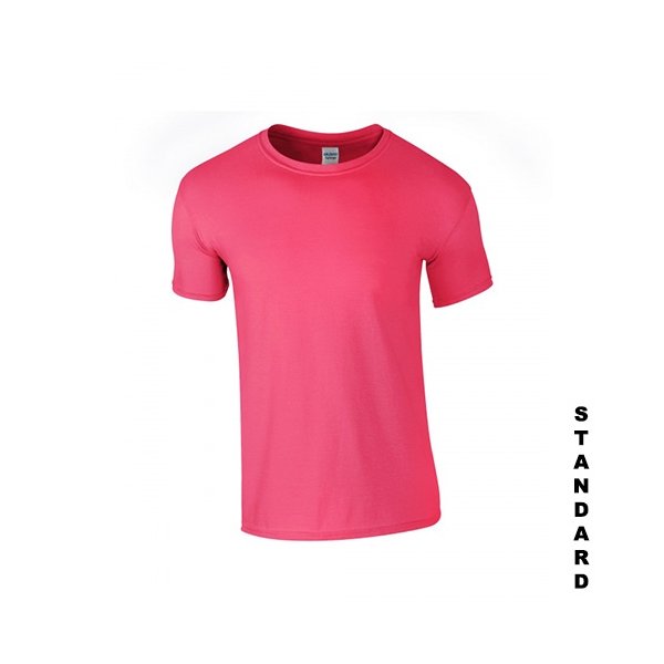 Cerise t-shirt med eget tryck, unisex modell S-2XL, 100% bomull